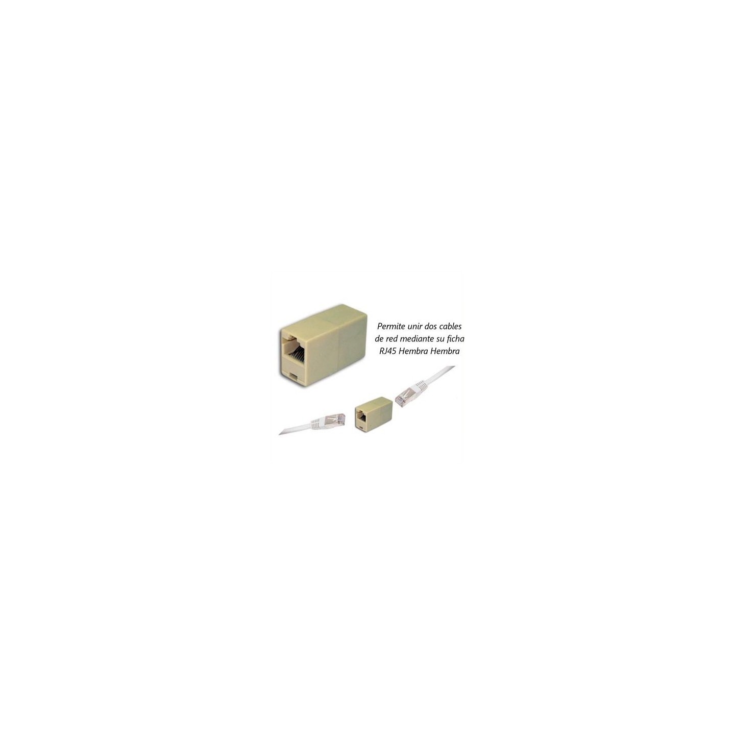 Union RJ45 para Cable de Red